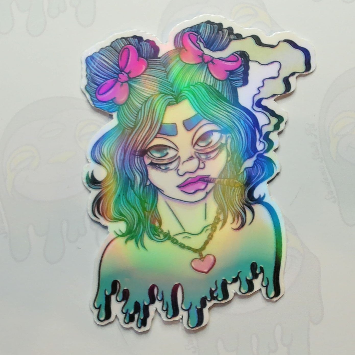 Taffy Sticker | Sardonic Sloth Art