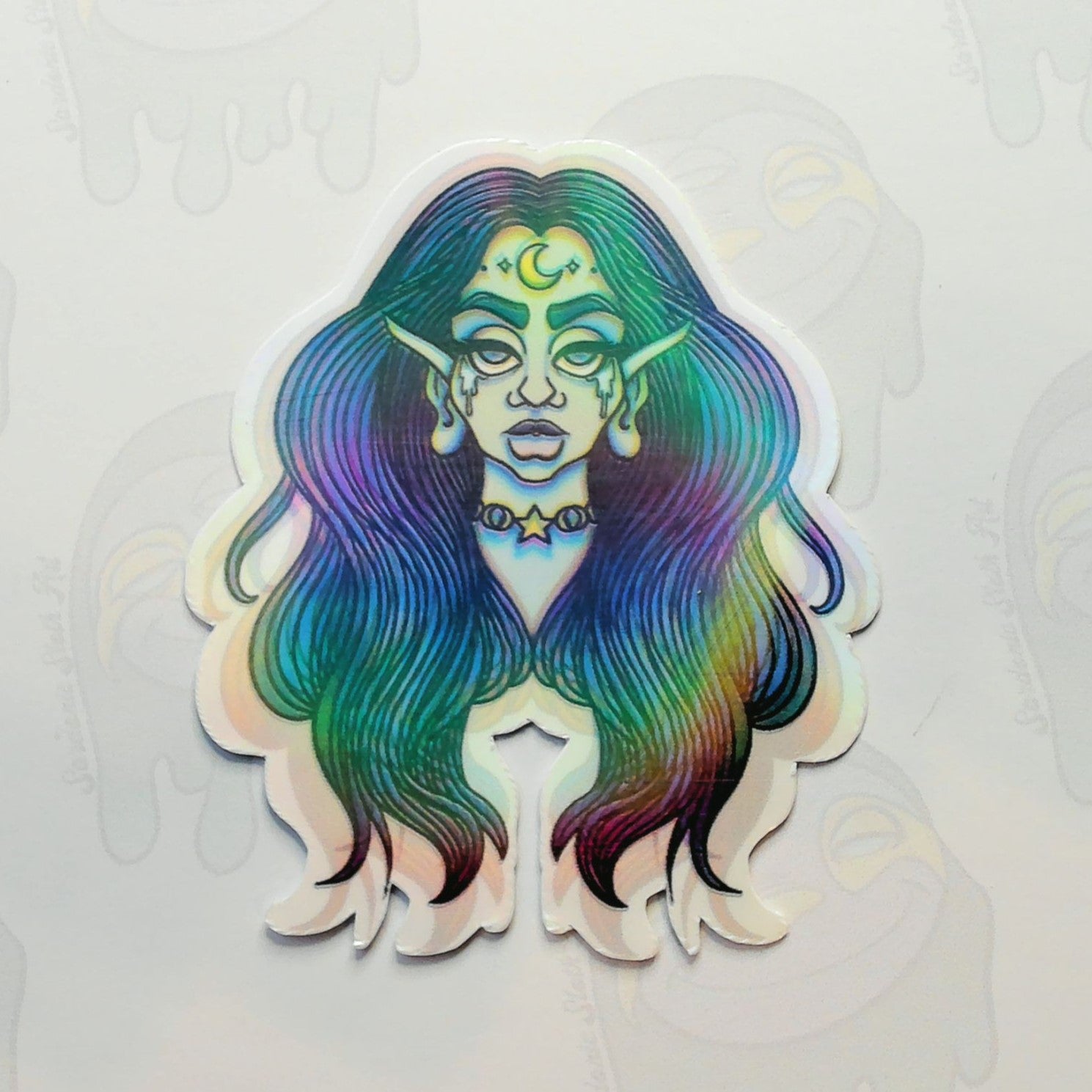 lunar-cries-sticker-sardonic-sloth-art