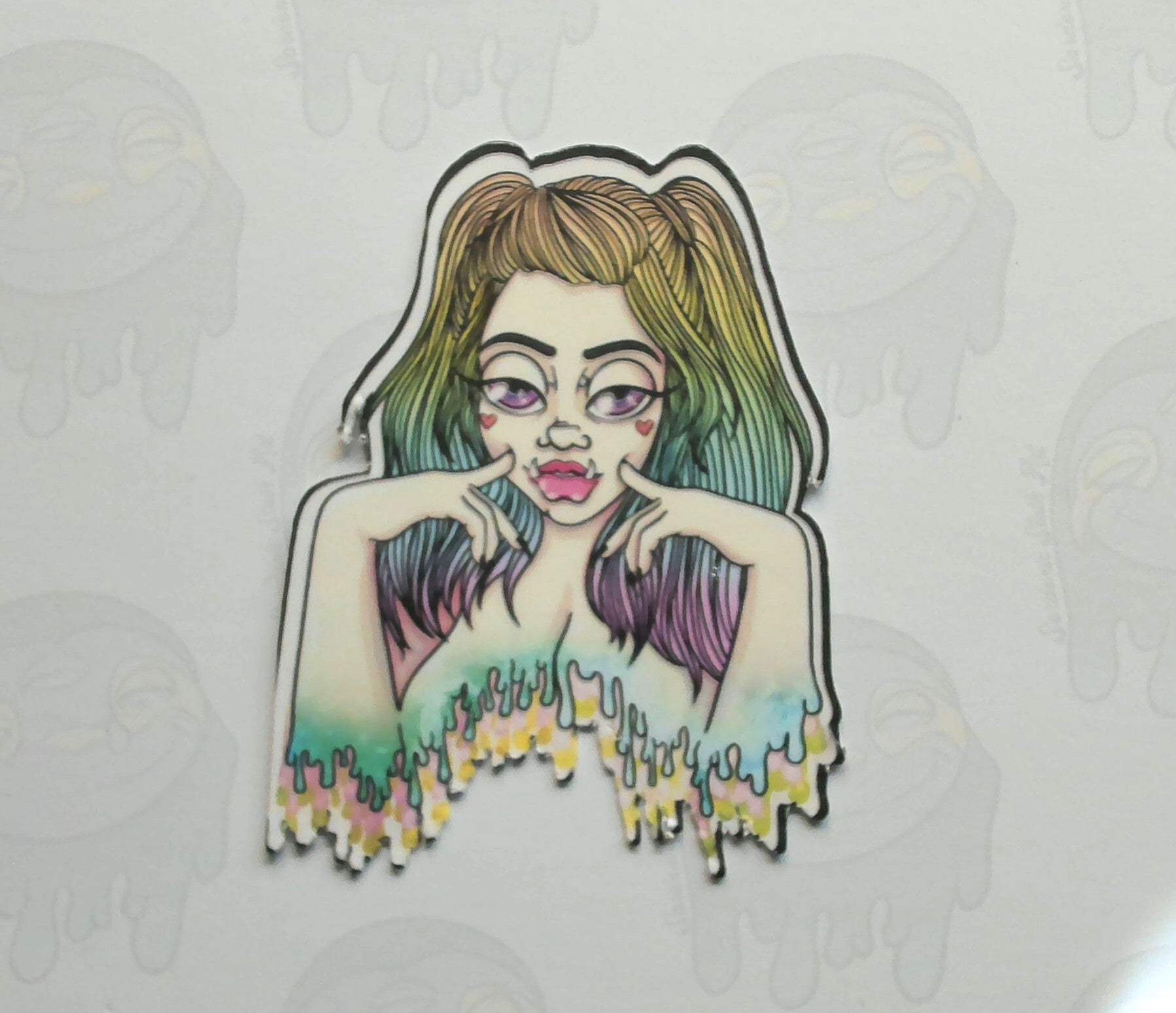 Abigail Sticker | Sardonic Sloth Art